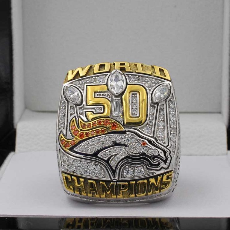 2015 Super Bowl 50 Denver Broncos Championship Ring – Best Championship ...